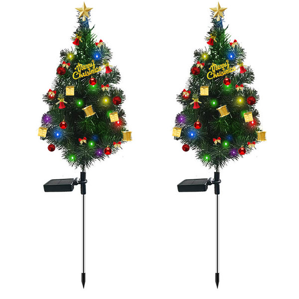 The Holiday Aisle® 20 Light Solar Lighted Trees - Wayfair Canada
