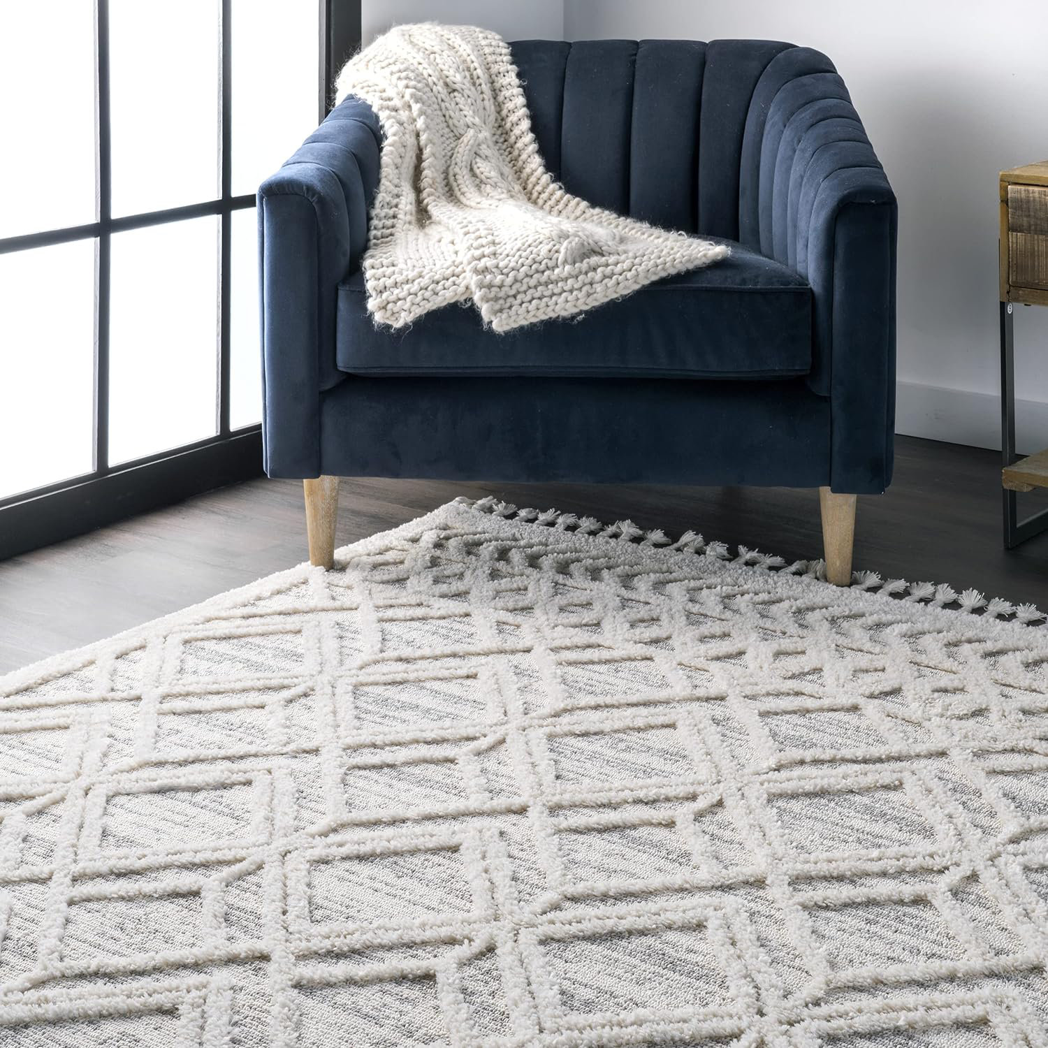 Foundry Select Rectangle Tiala 9 X 12 Area Rug | Wayfair