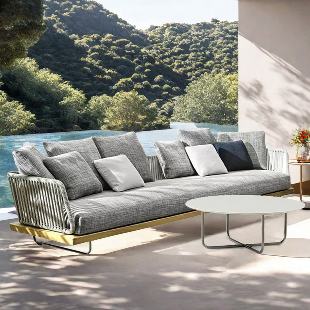 Hokku Designs Shatasha 3 - Person Outdoor Seating Group with Cushions ...