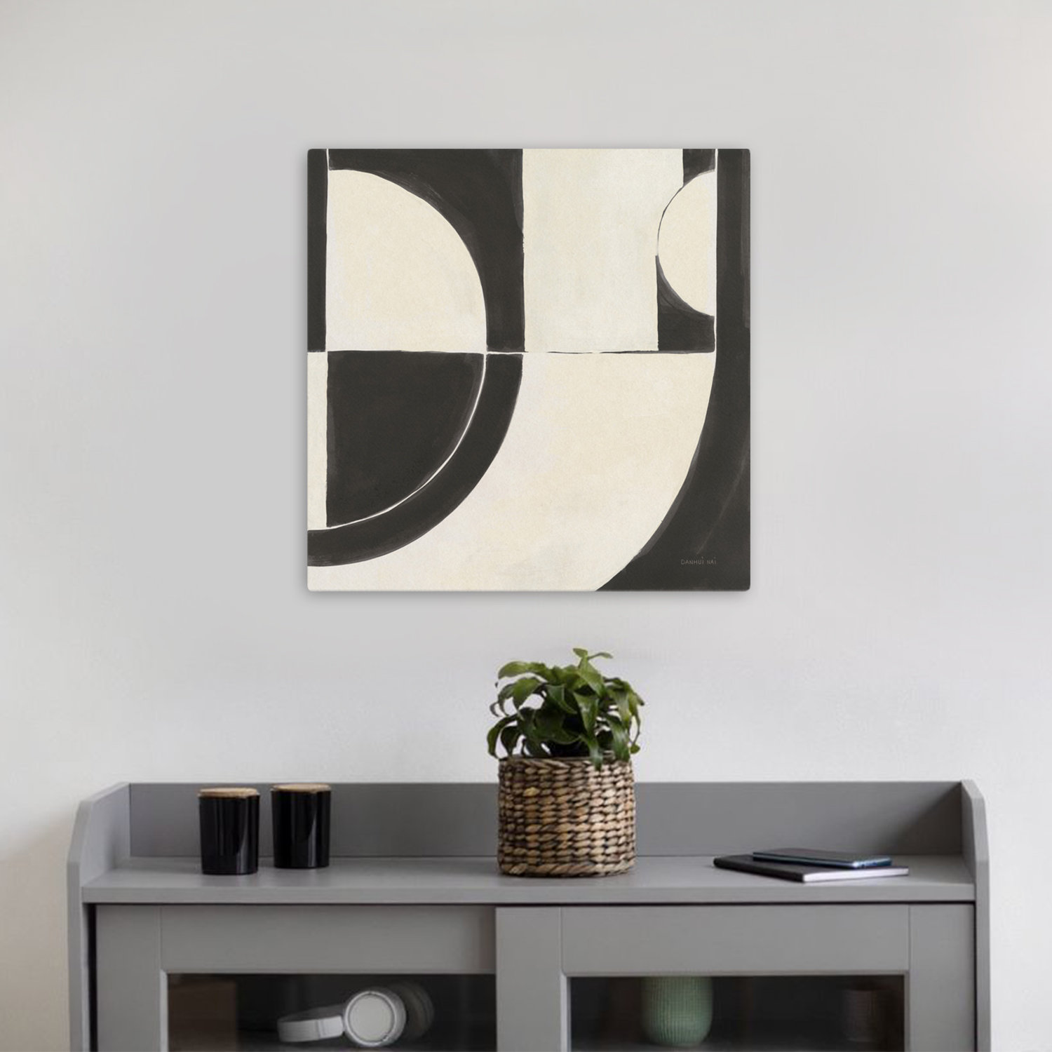 Wrought Studio™ Laid Back Contemporary Abstract Geometric Art | Wayfair