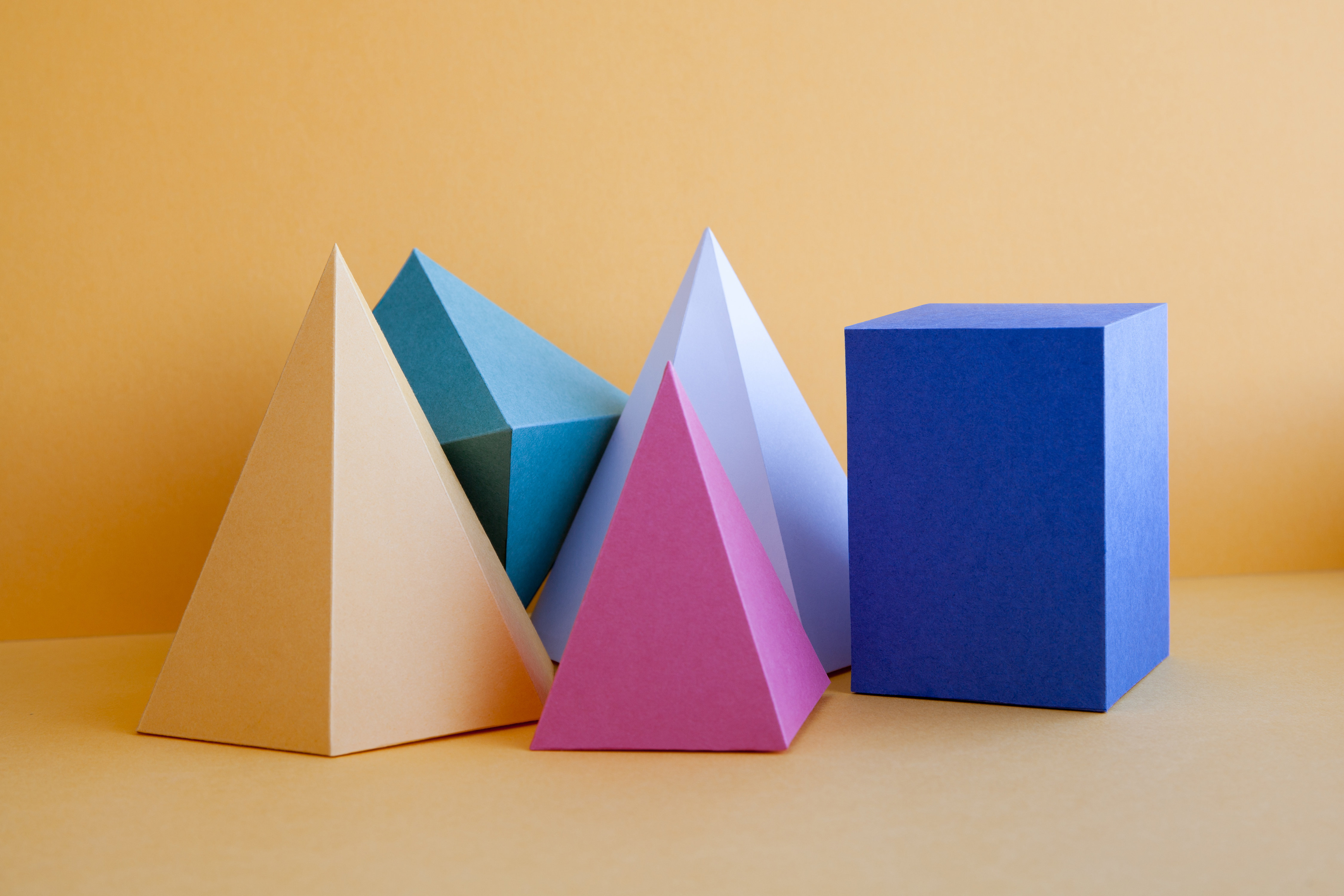 George Oliver Geometrical Shapes by Besjunior - Wrapped Canvas Print ...