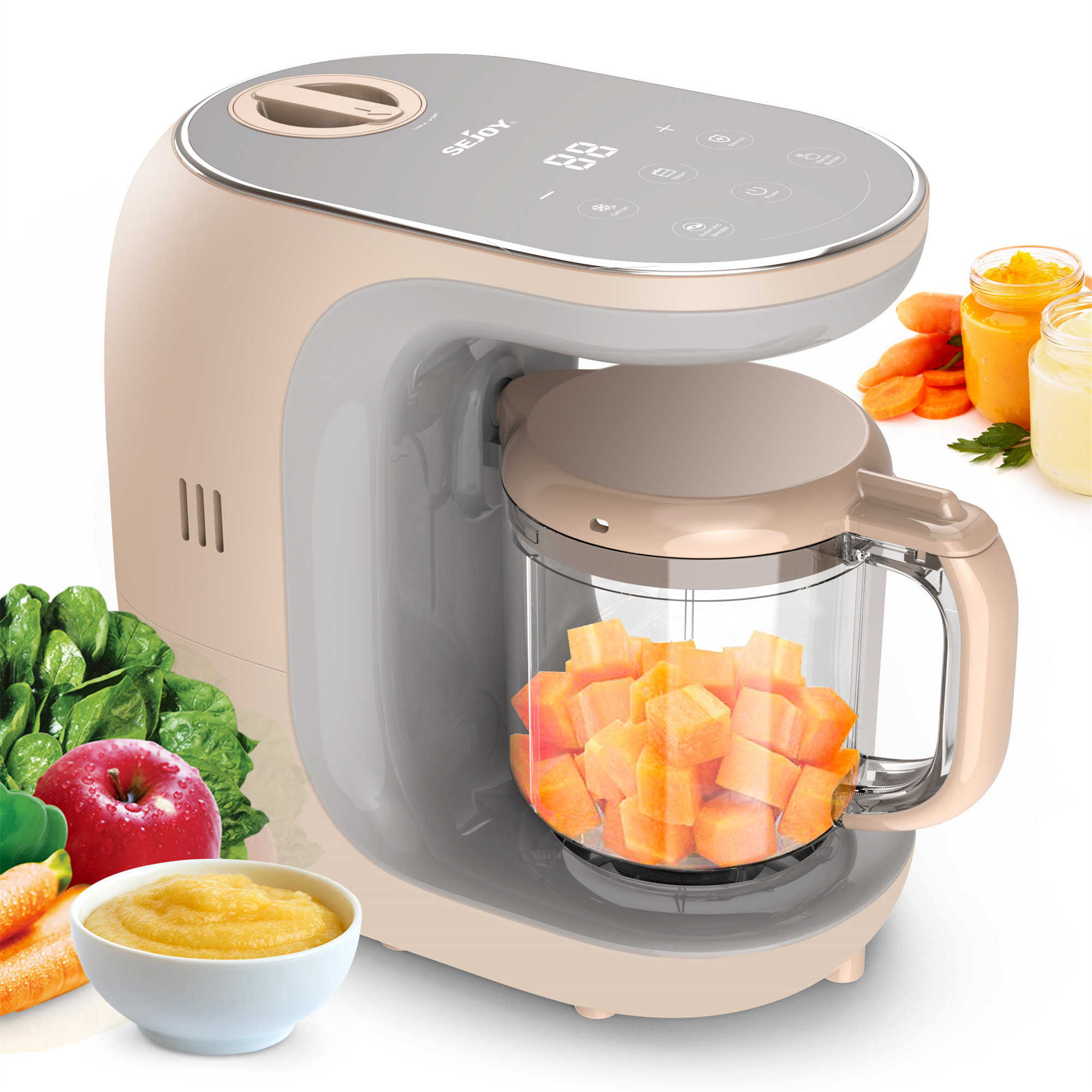 SEJOY Multifunction Baby Food Processing Maker, Puree Grinding Blender ...
