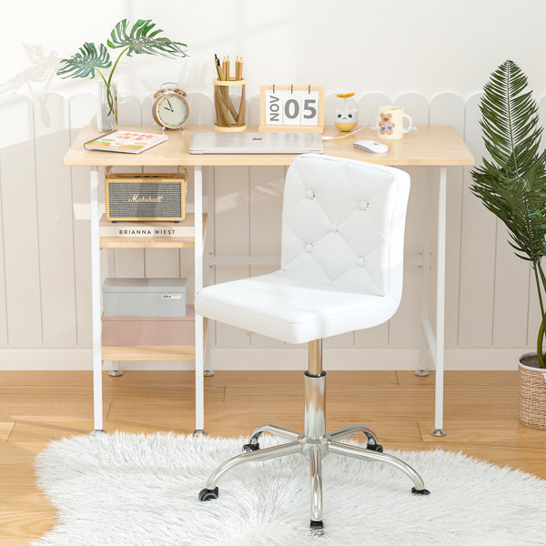 Vecelo Home Office Desk & Chair Set Computer Desk And Ergonomic Office ...