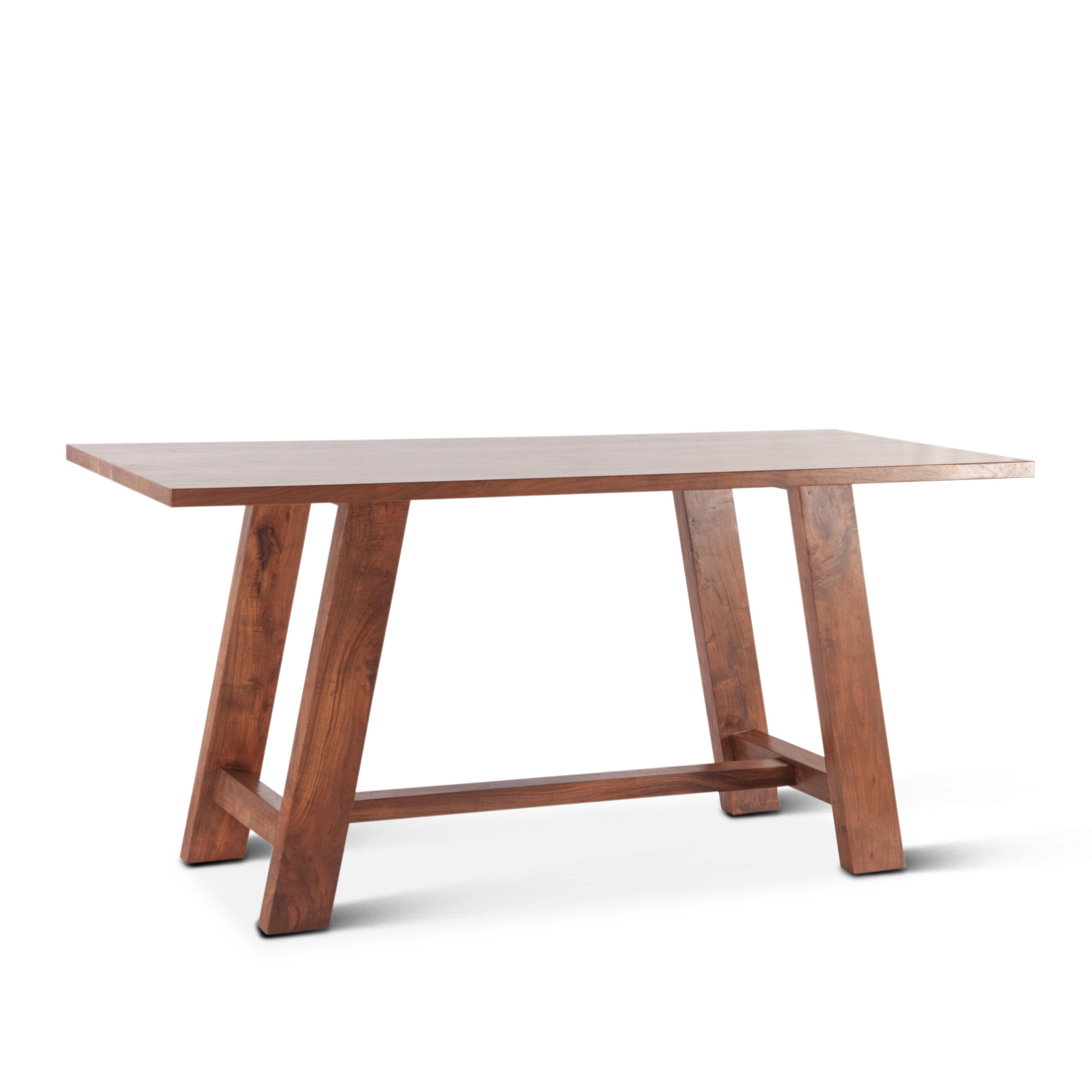 George Oliver Driffield 75" Gathering Table In Cinnamon Brown Finish ...