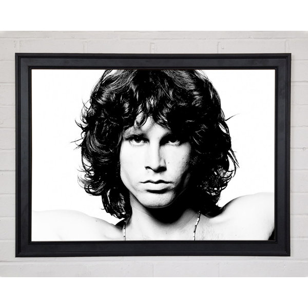 Ebern Designs Jim Morrison Face - Single Picture Frame Print | Wayfair ...
