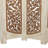 One Allium Way® Rozell Mango Wood Foldable 4 Panel Floral Partition ...