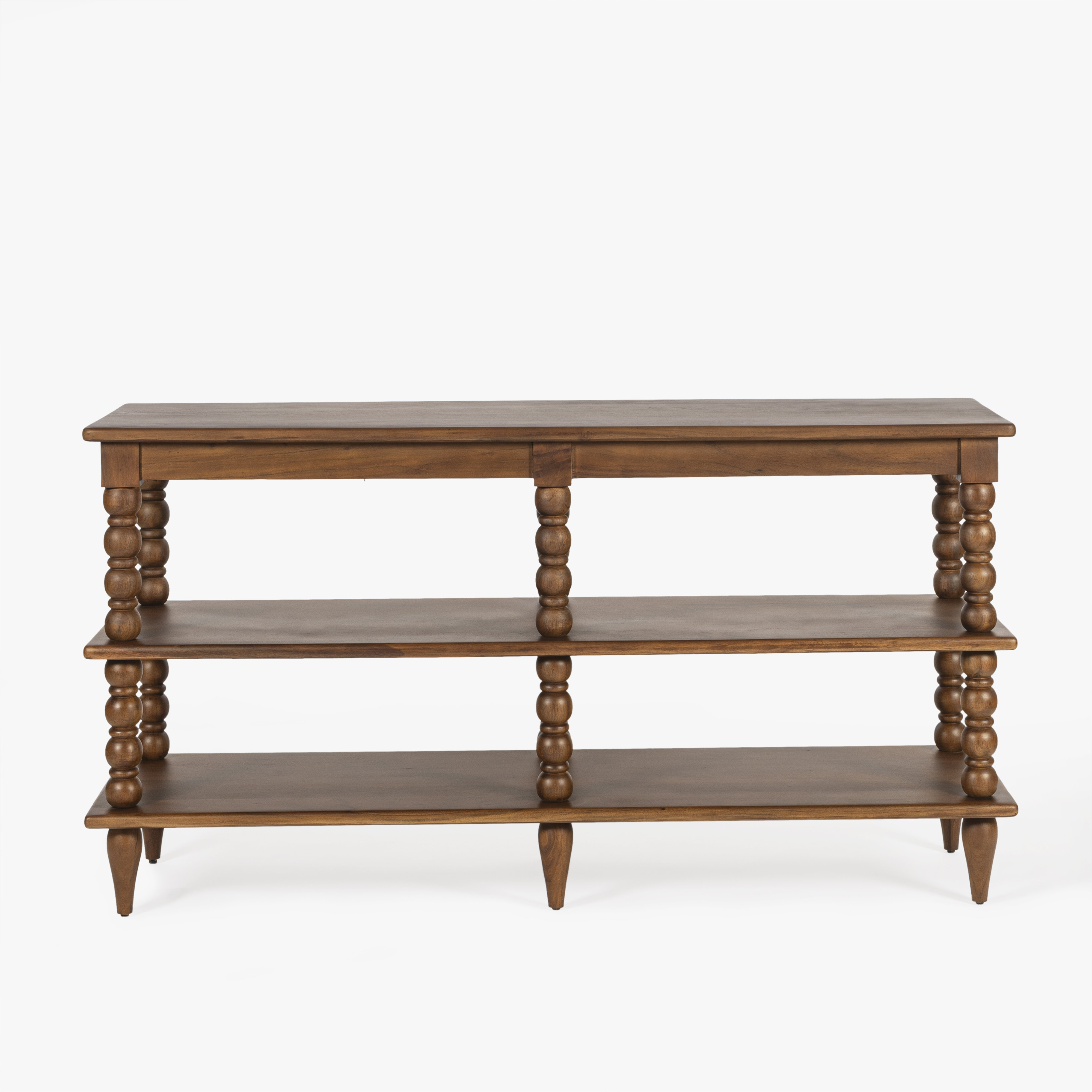 Birch Lane™ Isabel Spindle Solid Wood Wide Bookcase | Wayfair