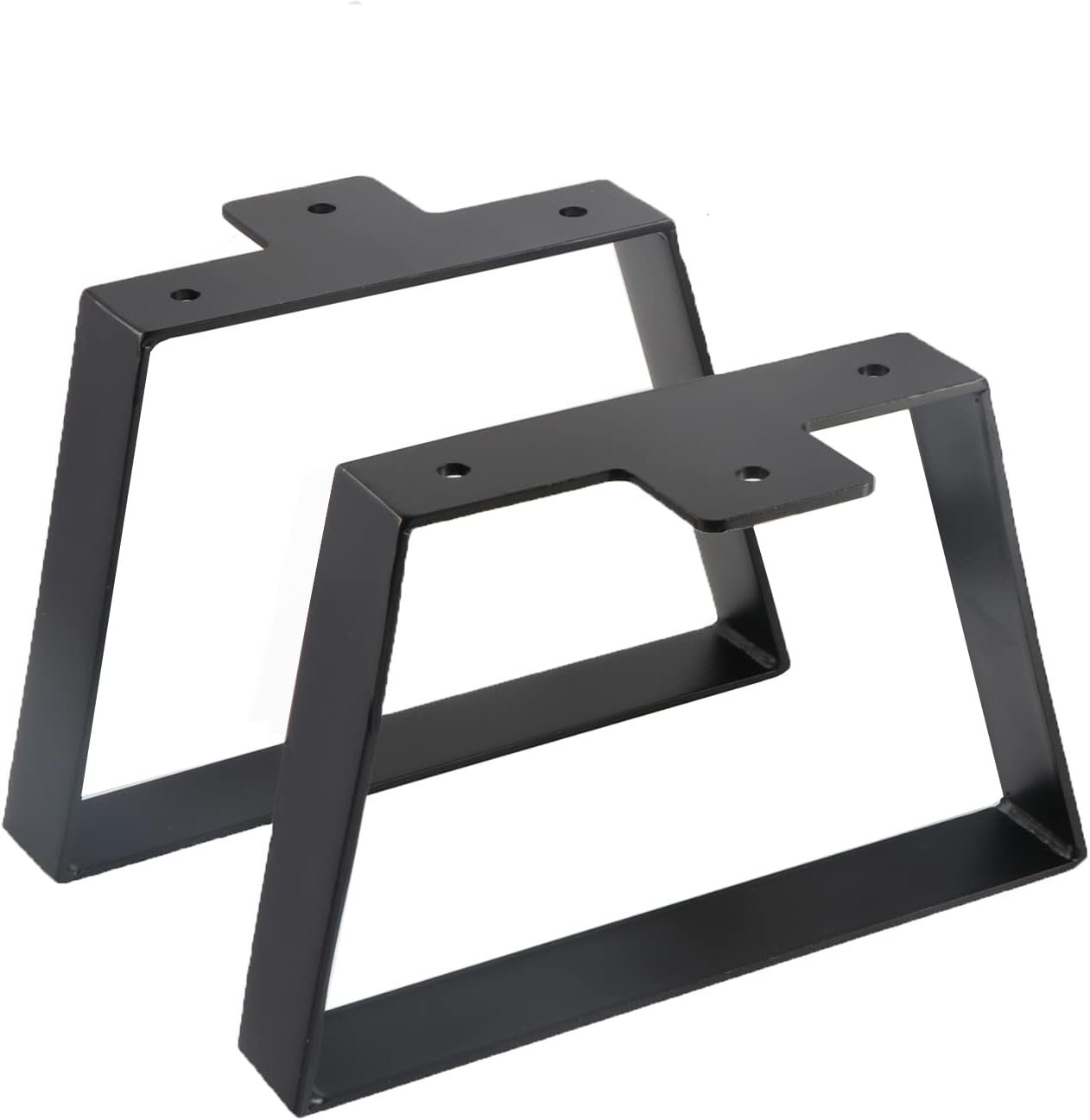 WKING Trapezoid Metal Table Legs For DIY Furniture, Heavy Duty Steel ...