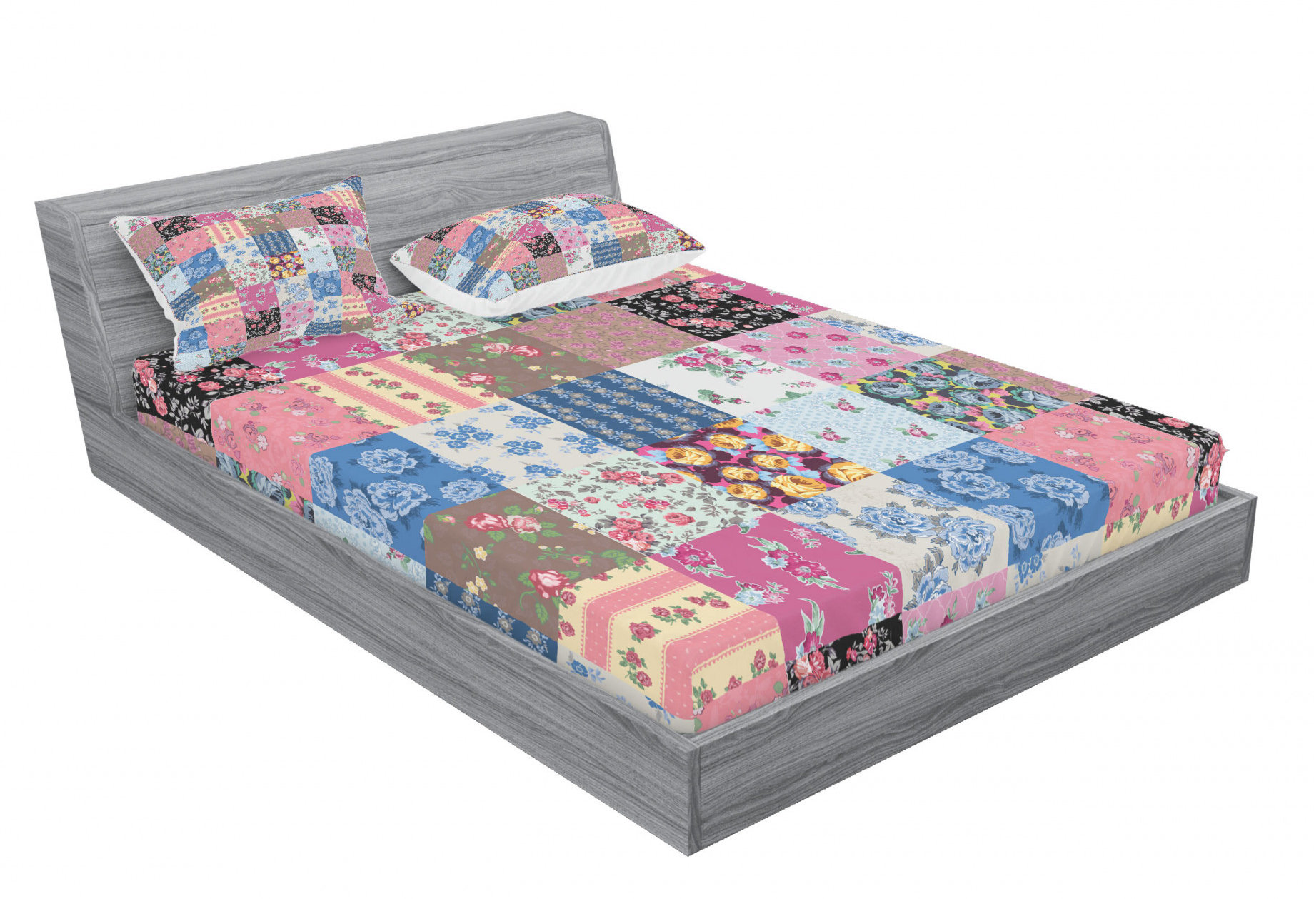 Ambesonne Patchwork Microfiber Sheet Set | Wayfair