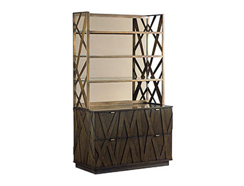 Sligh Cross Effect Standard Bookcase & Reviews | Perigold