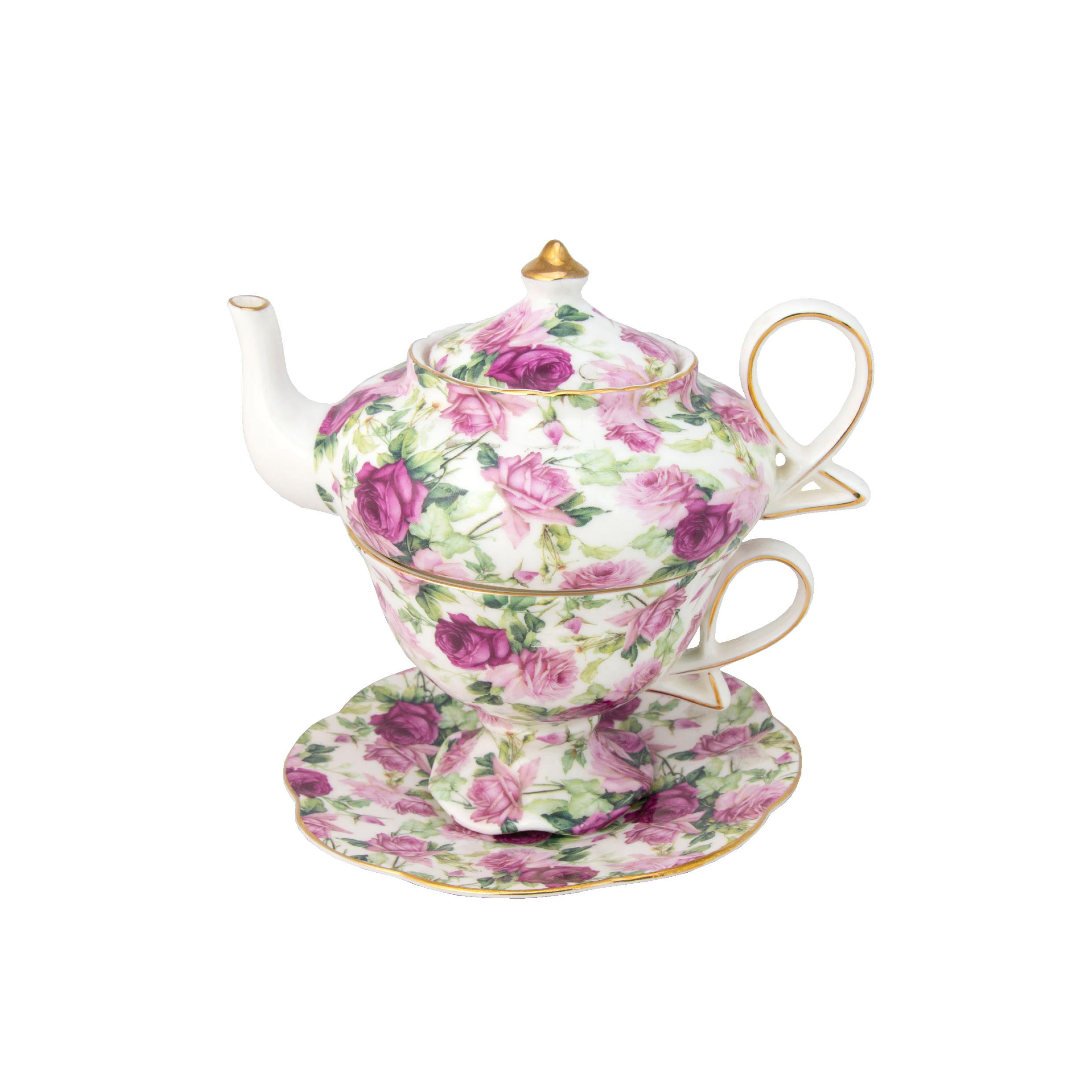 Grace's Tea Ware Porcelain Tea For One Set & Reviews | Wayfair
