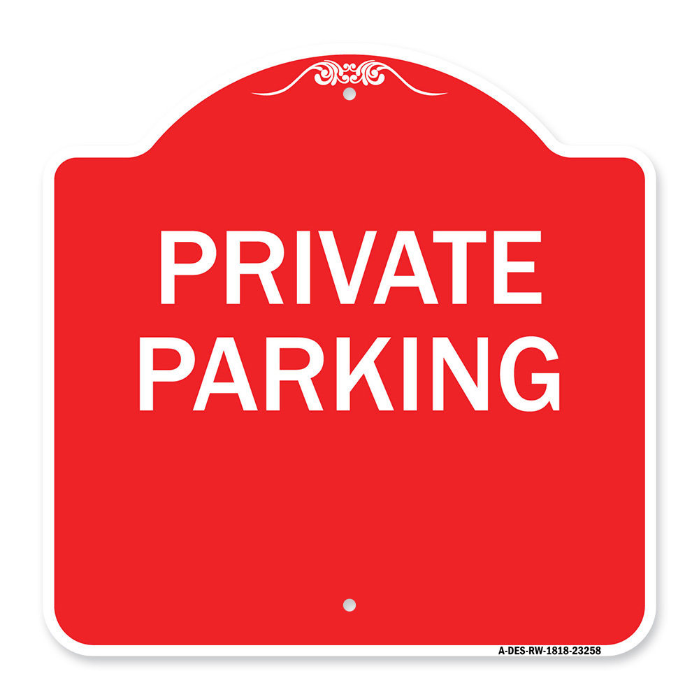 SignMission Enseigne Signmission Designer Series - Stationnement privé ...