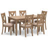 Gracie Oaks Tymera Rectangular 60'' L x 36'' W Restaurant Dining Set ...