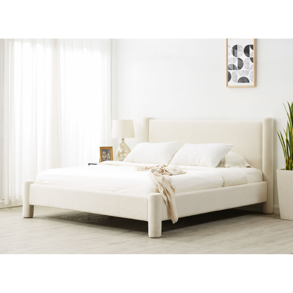 AllModern Dart Upholstered Platform Bed & Reviews | Wayfair