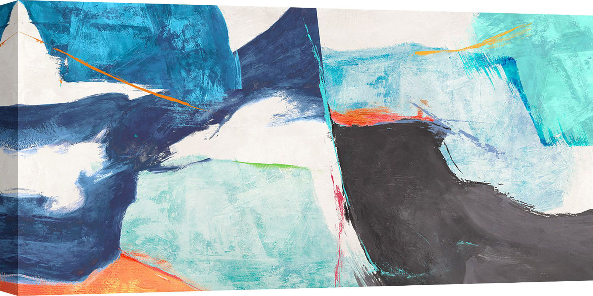 Latitude Run 'High Tide' by Jim Stone - Wrapped Canvas Painting Print ...