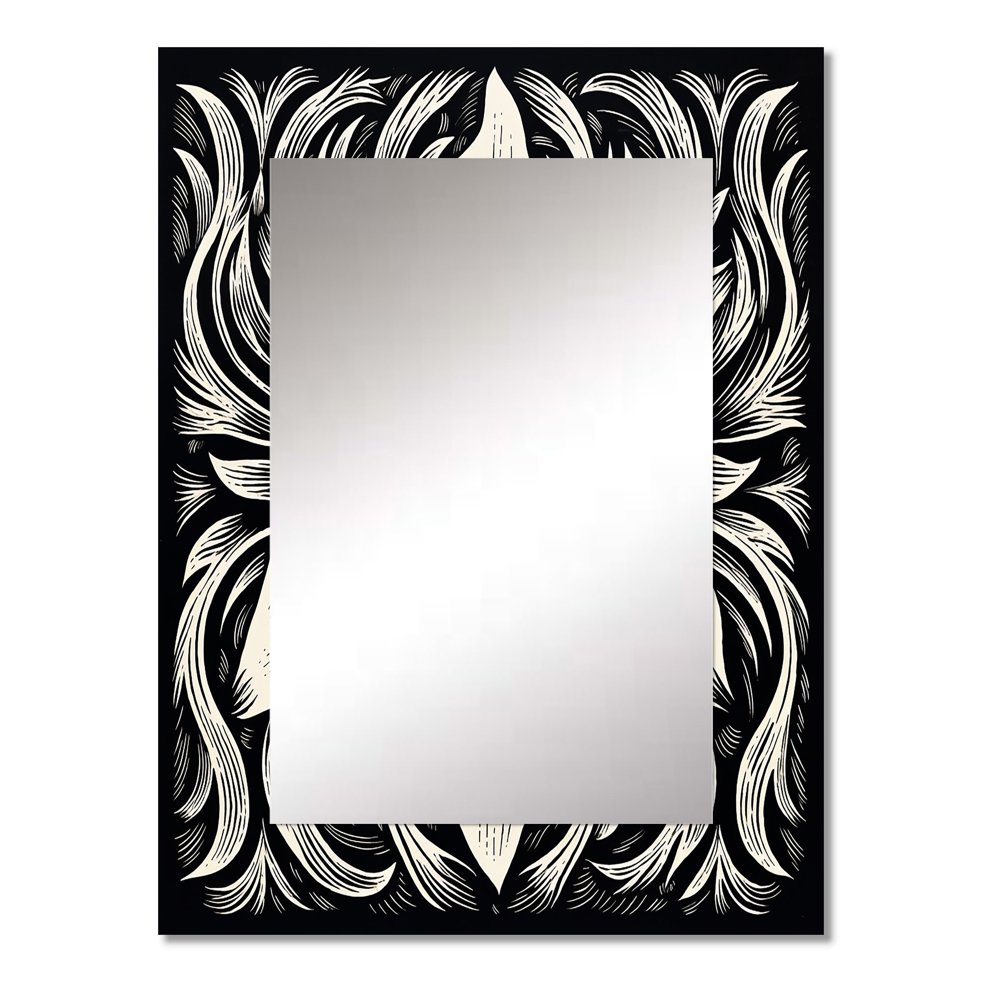 Dakota Fields Monochrome Iris In Black And White - Irises Decorative ...
