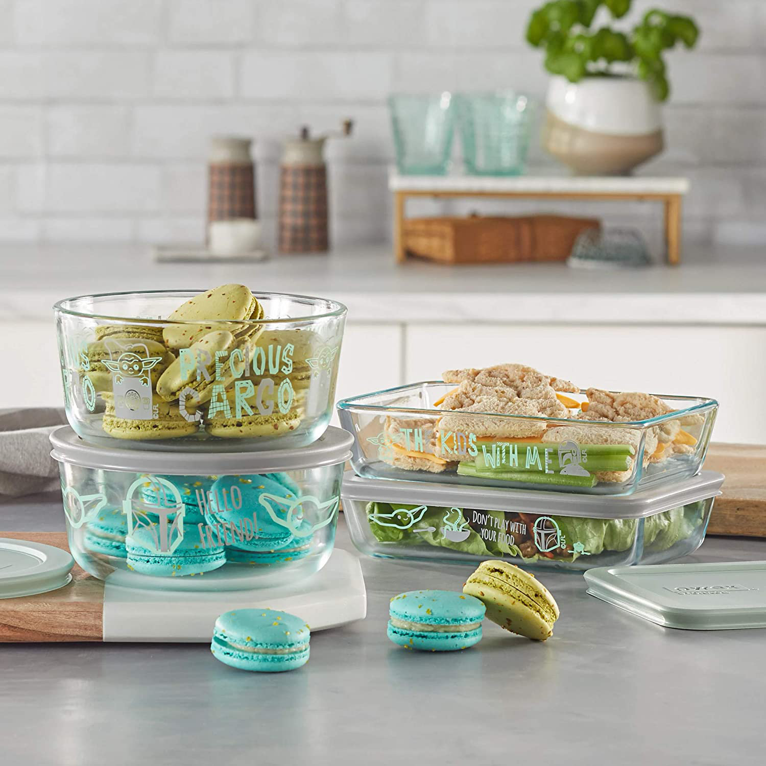 Prep & Savour Younes Glass Food Storage Container - Set of 8 | Wayfair