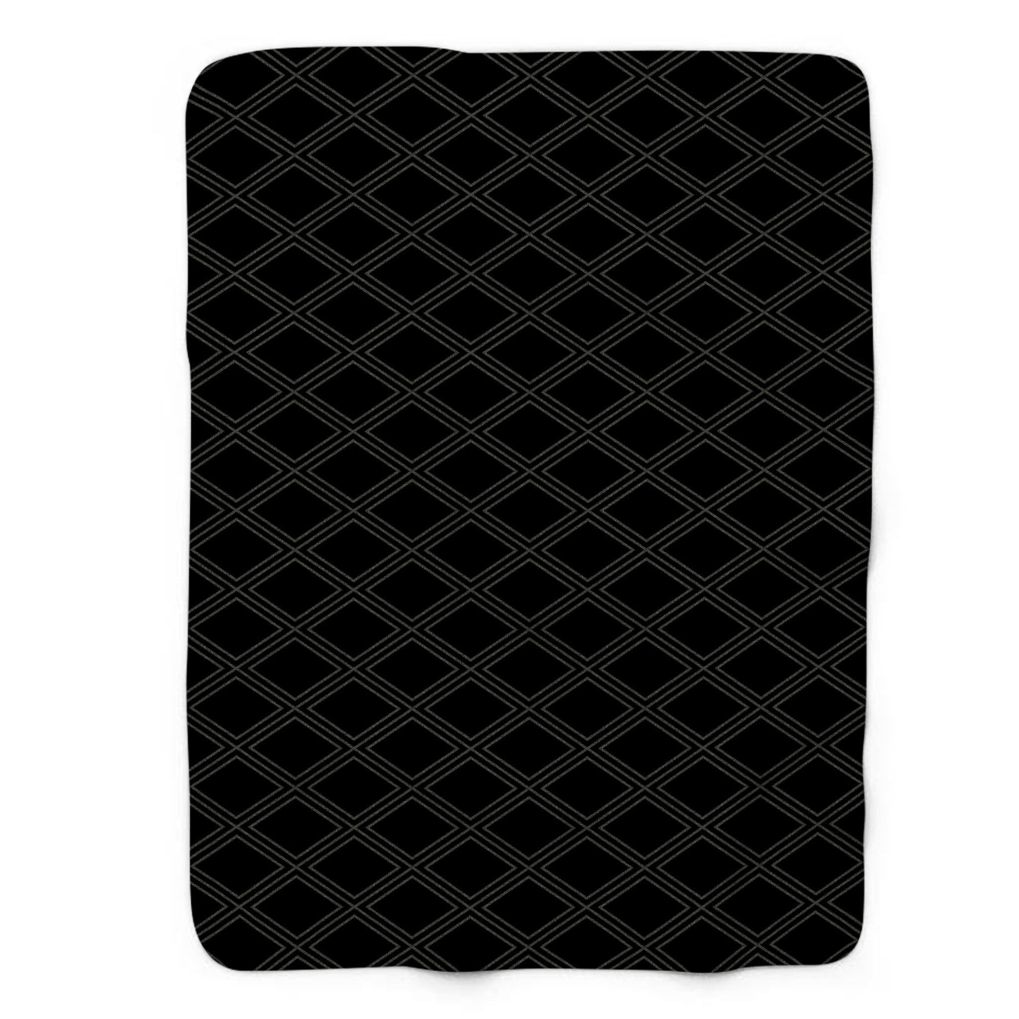 MentionedYou Mono Patterns - 1 Piece Premium Sherpa Blanket 0082 | Wayfair