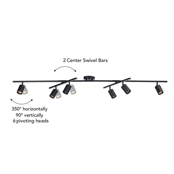 Ebern Designs 64.25" 6 - Light Track Kit & Reviews - Wayfair Canada