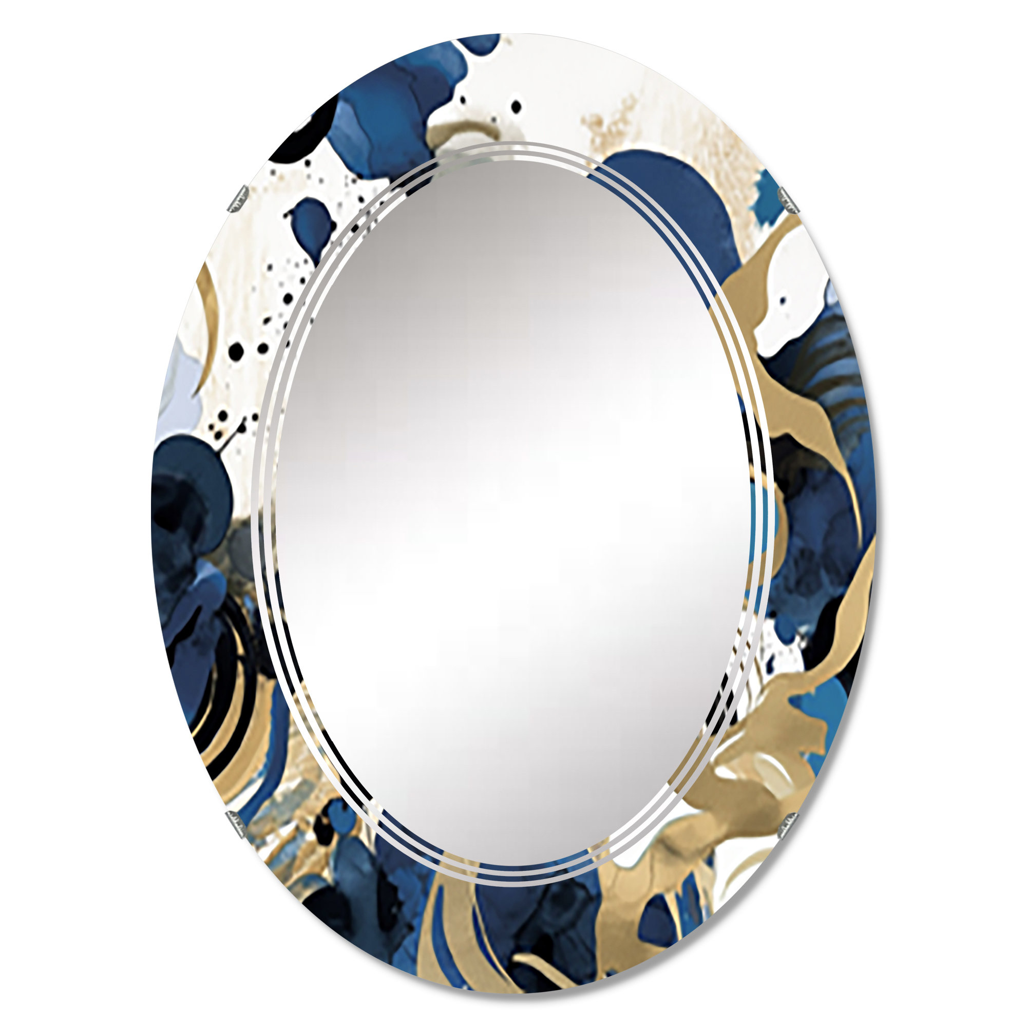 East Urban Home Aml Oval Wall Mirror | Wayfair