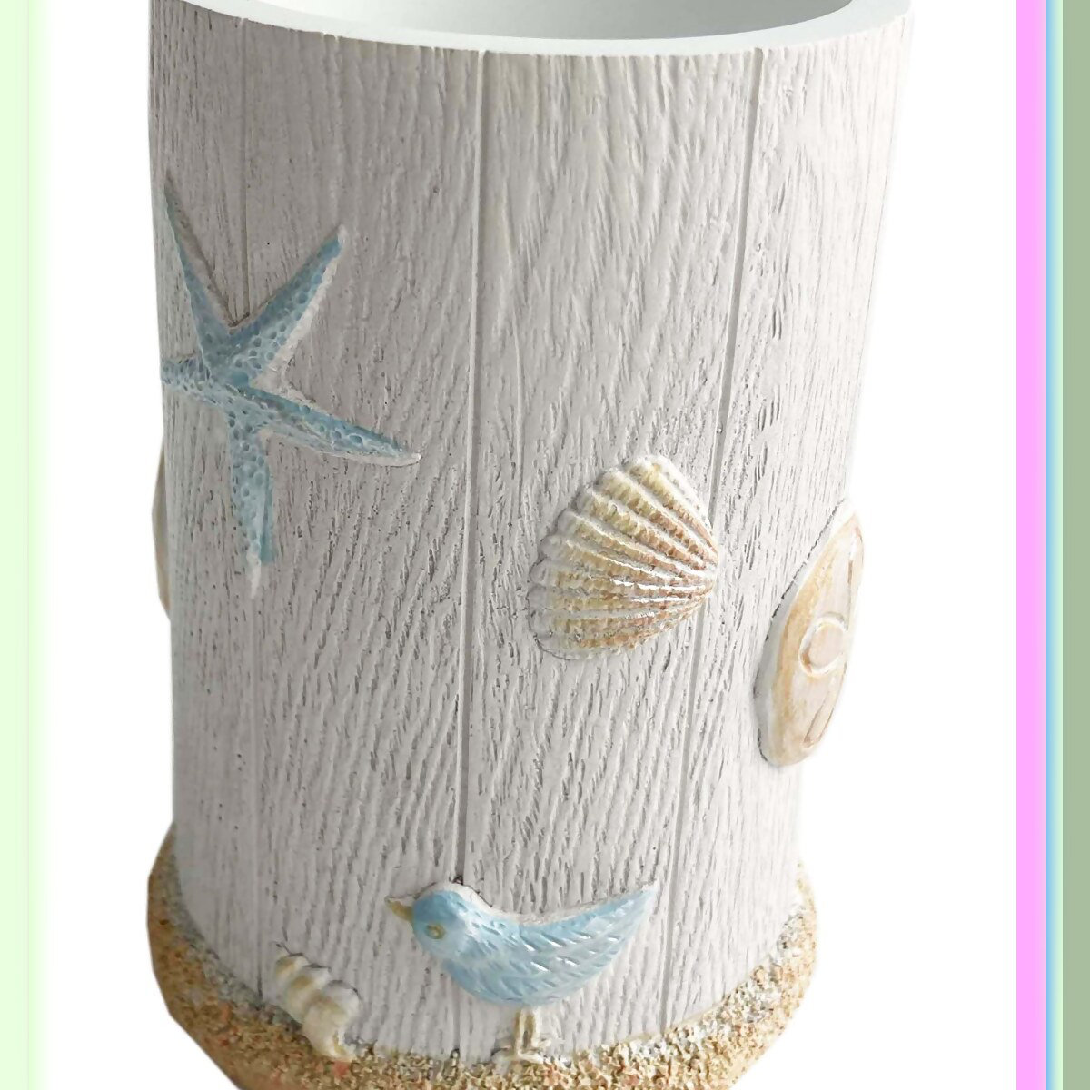 Rosecliff Heights Ocean Breeze 4-Piece Bath Set: Soap Dispenser ...