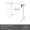 VIVO Electric Single Motor Stand Up Desk Frame (Frame Only) & Reviews ...