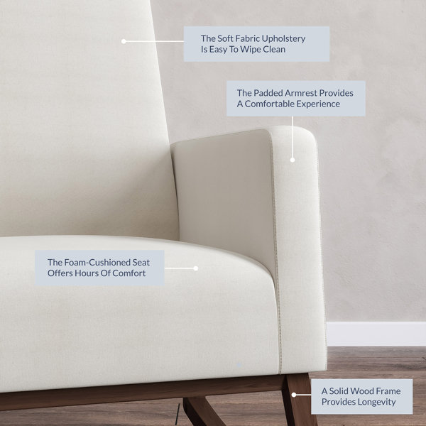 George Oliver Jancar Rocking Chair & Reviews | Wayfair
