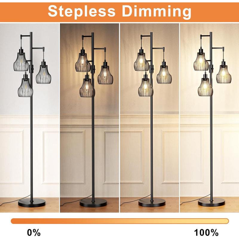 Mercer41 Vinush 70.2'' Tree Floor Lamp | Wayfair