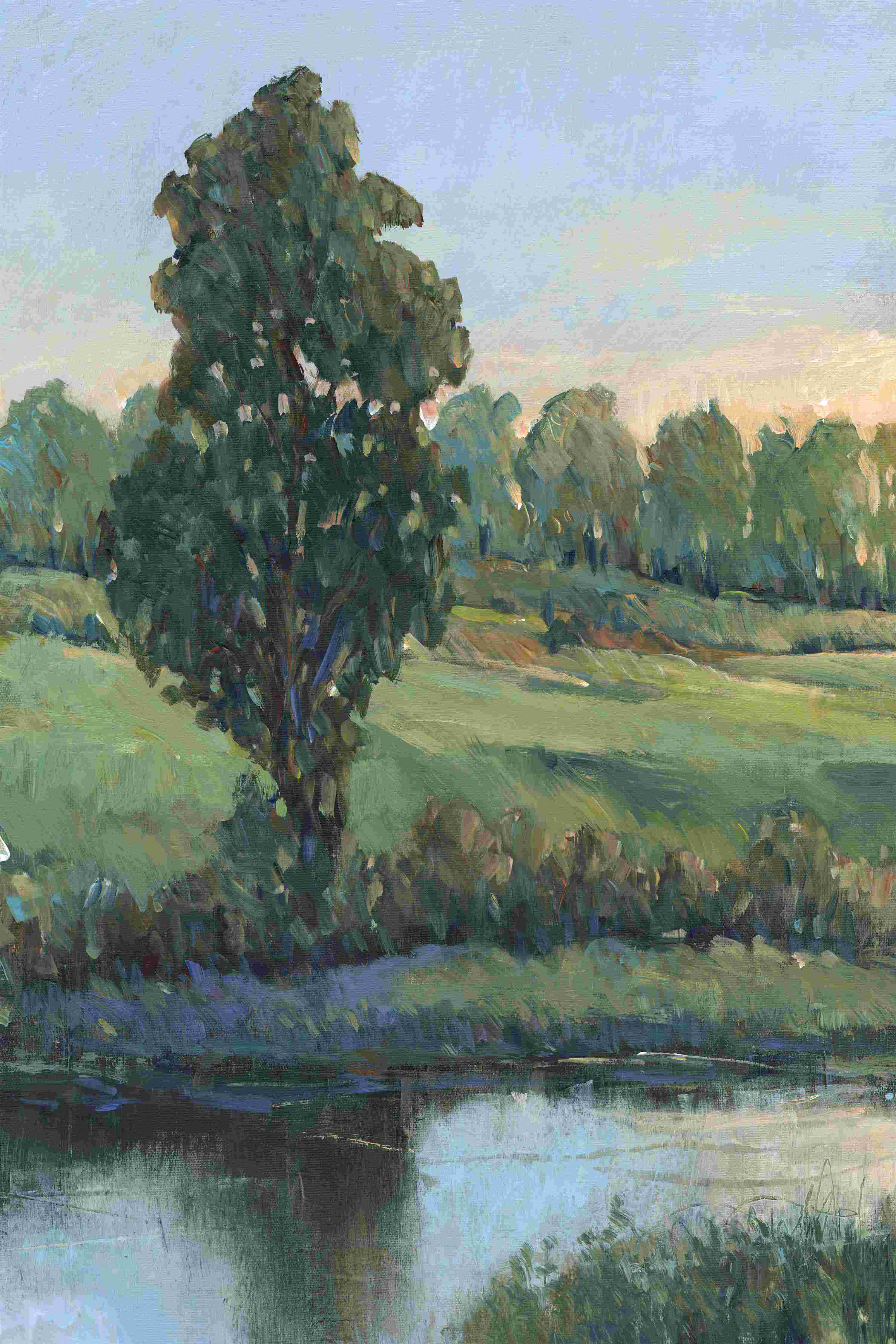 Wildon Home® Tree by the Riverbank II by Timothy O' Toole - Wrapped ...