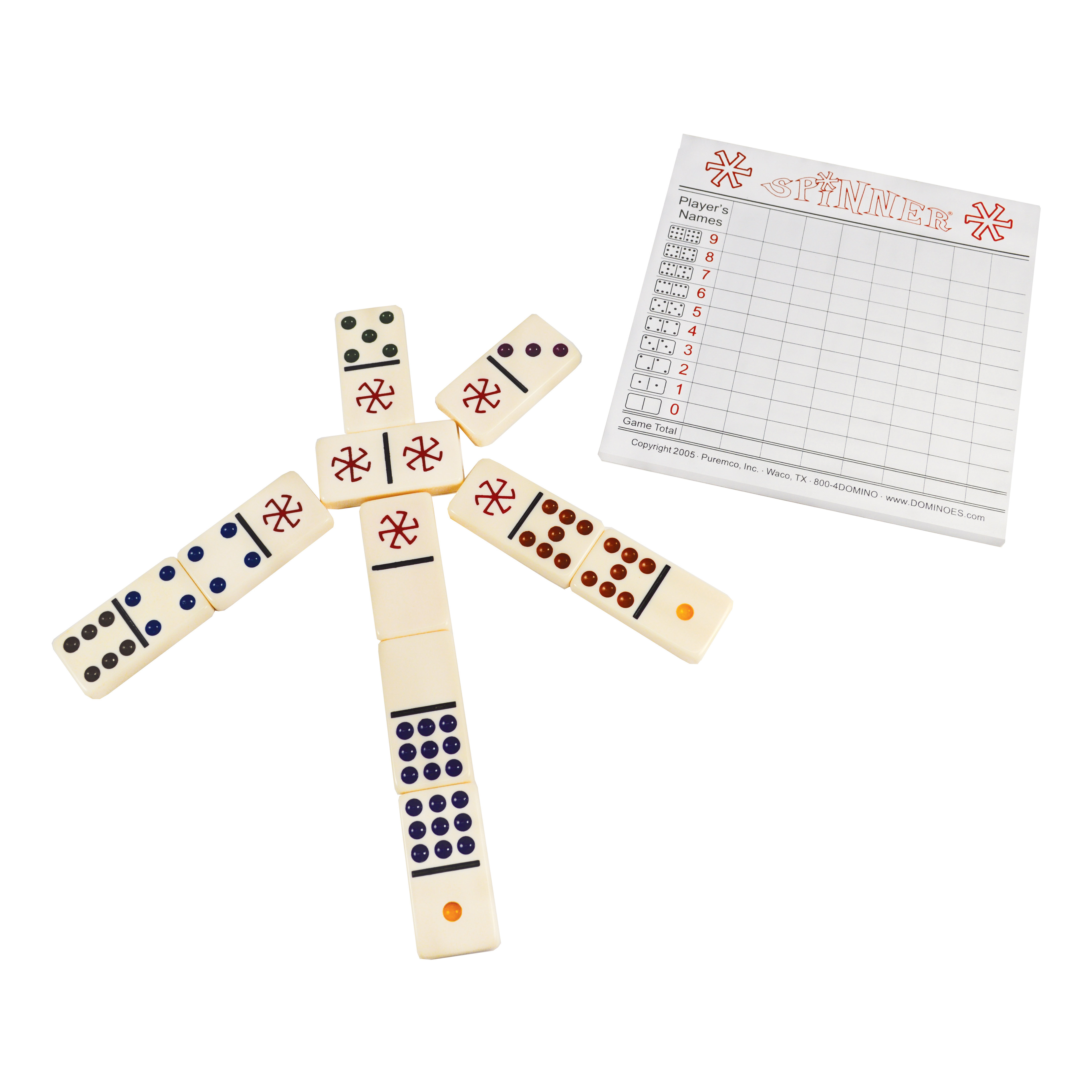 Puremco Spinner Dominoes Game | Wayfair Puremco Spinner Dominoes Game | Wayfair