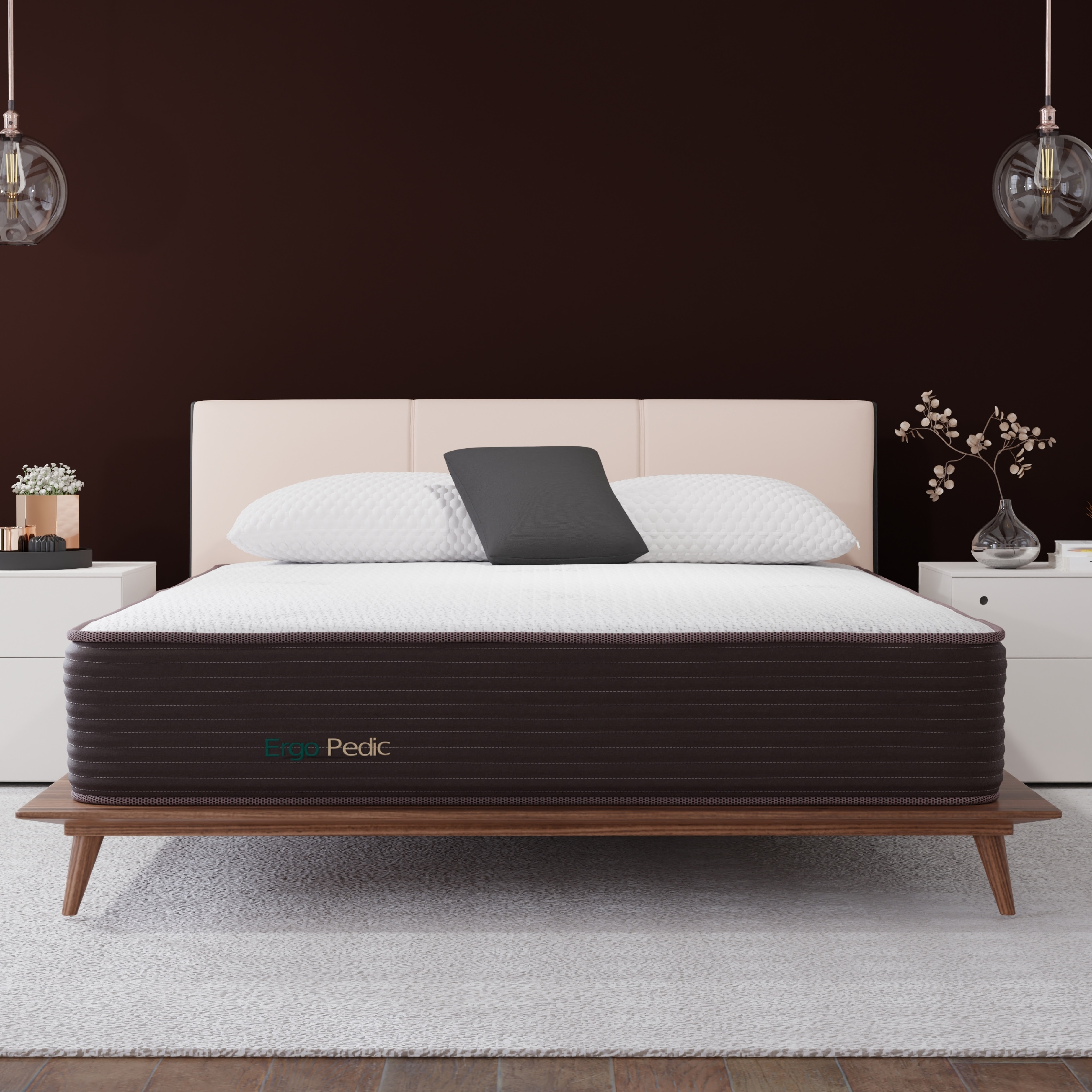 Ergo-Pedic Coppercloud Hybrid Infused 10" Medium Mattress | Wayfair