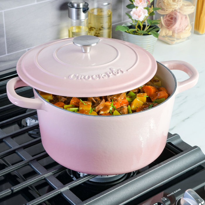 Crock-pot Artisan Non-Stick Round Dutch Oven & Reviews | Wayfair