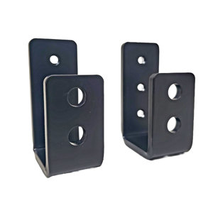 bedCLAW Armor Grade Carbon Steel Barricade Brackets For Outside Gate ...