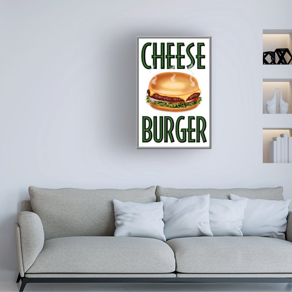 Trinx " Cheese Burger Vertical " by RetroPlanet | Wayfair