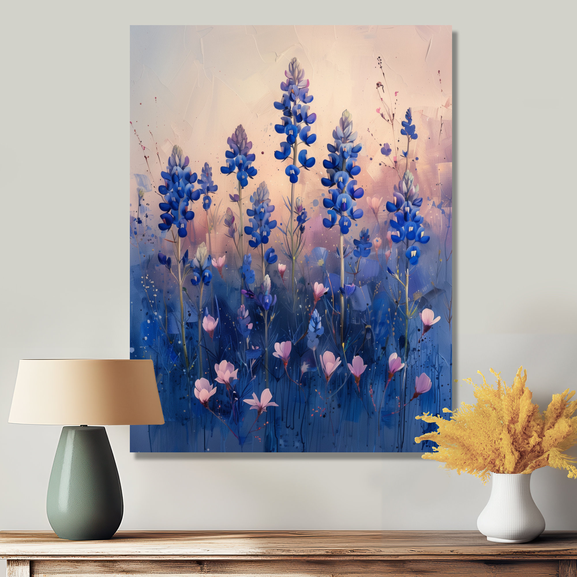 Dakota Fields Blue Sunrise Splendor Blue Bonnets II - Blue Bonnets Wall ...