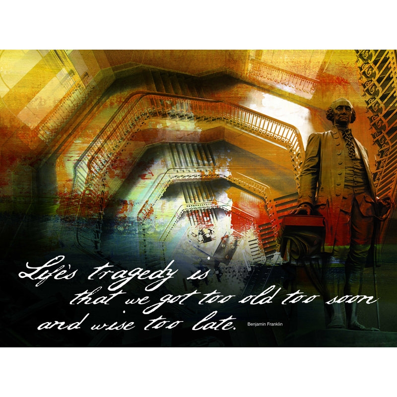 Trinx Rotunda Philly City Hall - Wrapped Canvas Print | Wayfair