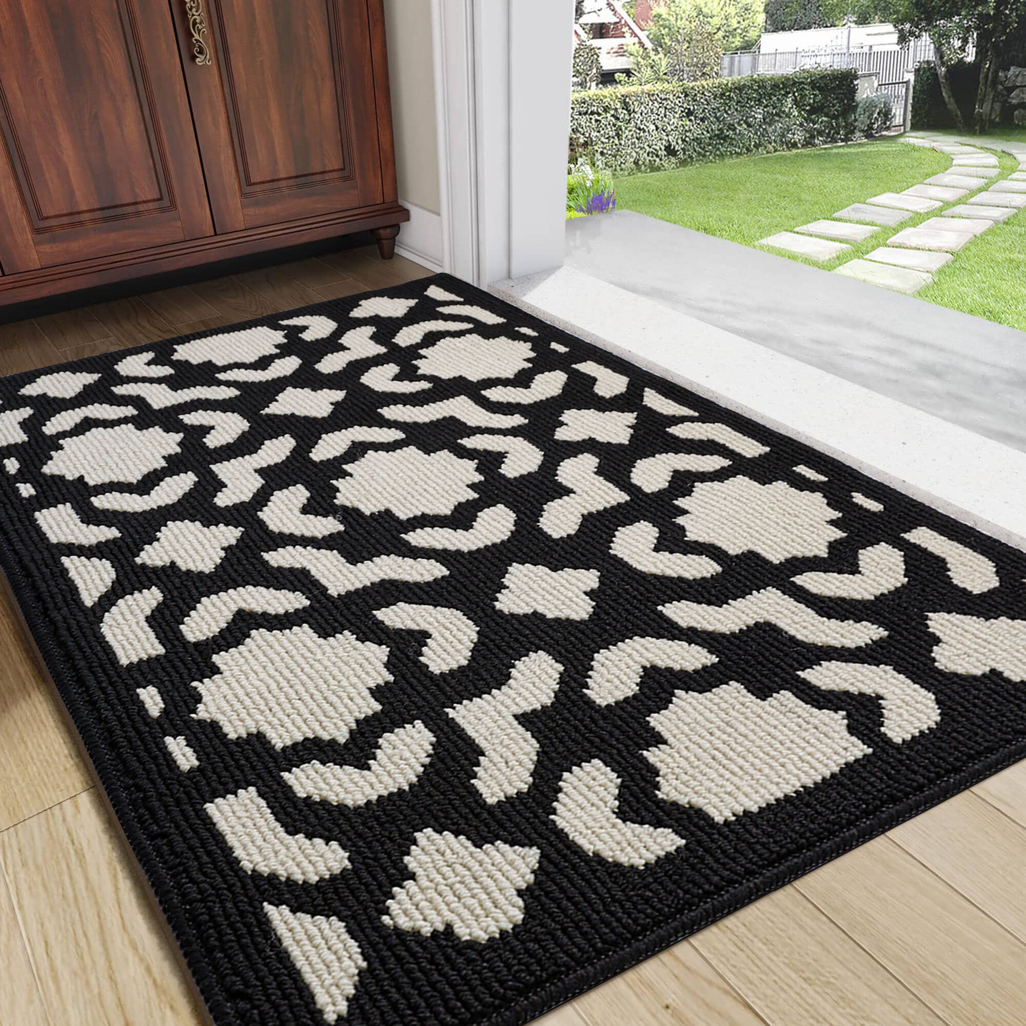 Wrought Studio™ Premium Indoor Outdoor Doormat,Machine Washable Low ...