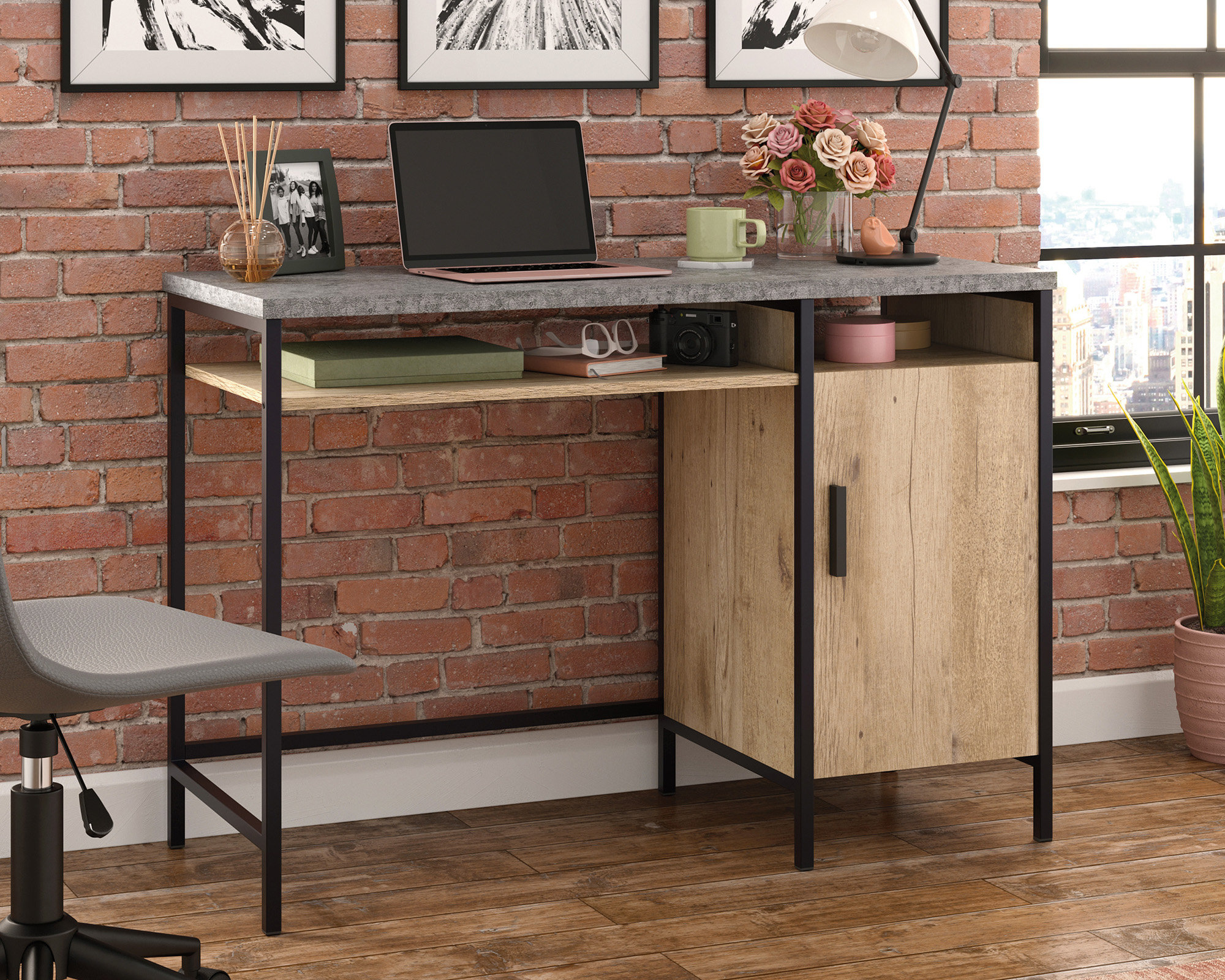 17 Stories Minneiska Desk | Wayfair