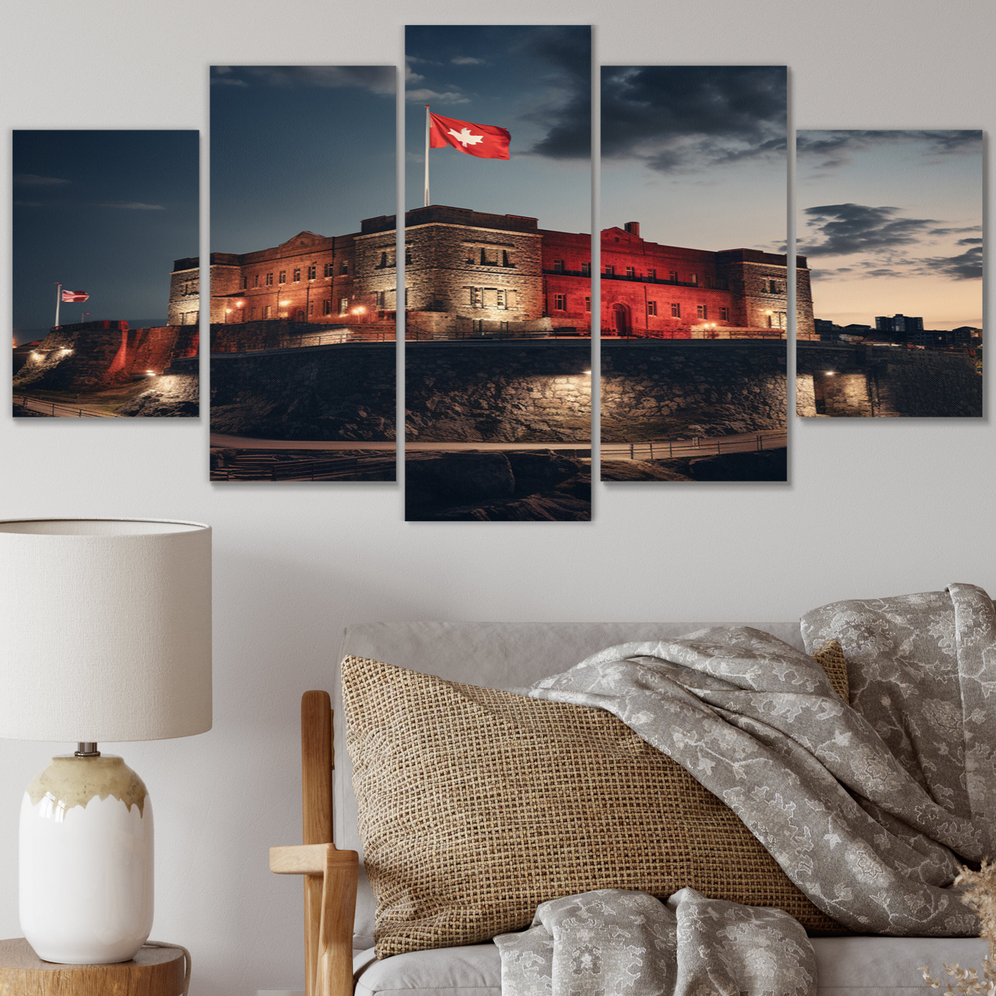 Design Art Canada Historical Grandeur II - Canada Metal Wall Decor Set ...