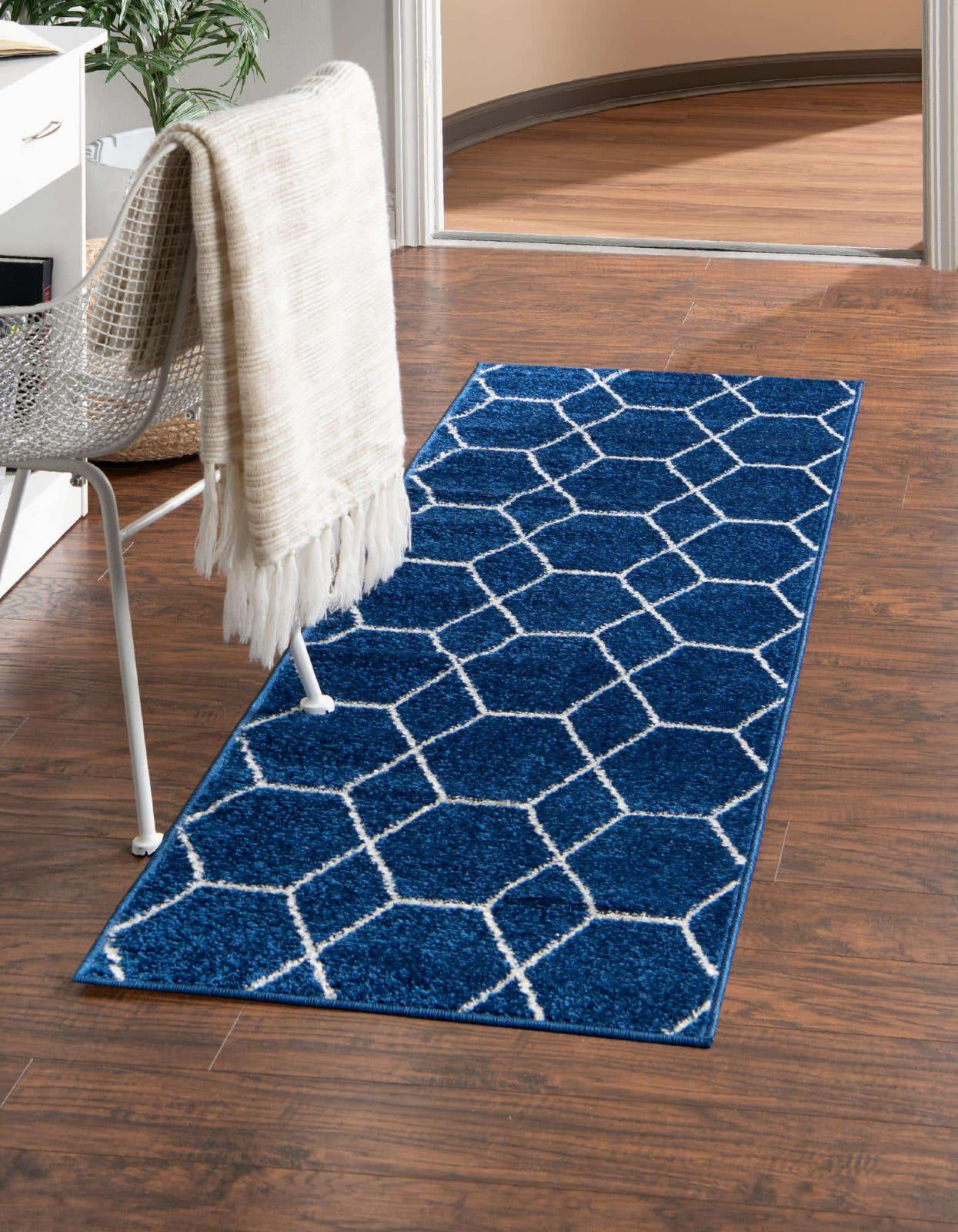 RugPal Contemporary Tellaro Area Rug Deep Sea Color | Wayfair