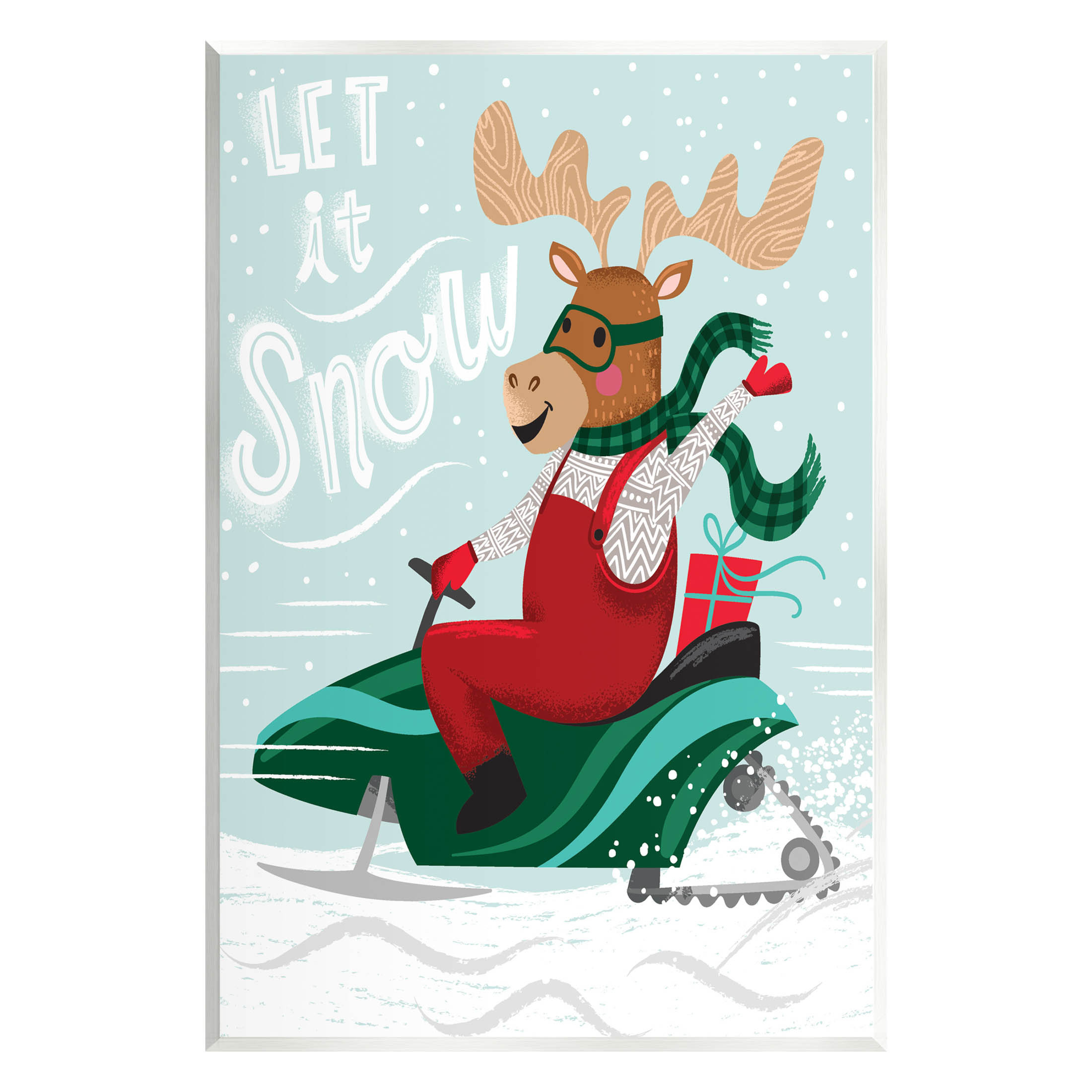 Stupell Industries Let It Snow Moose at-118 | Wayfair