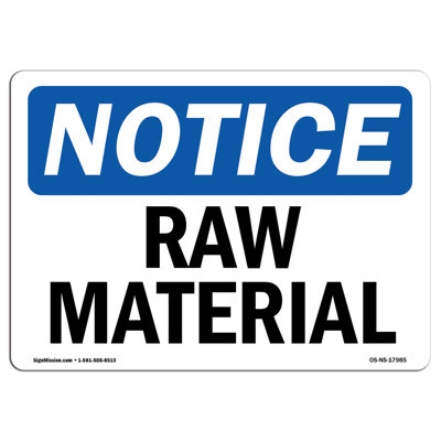 SignMission Raw Material Sign | Wayfair