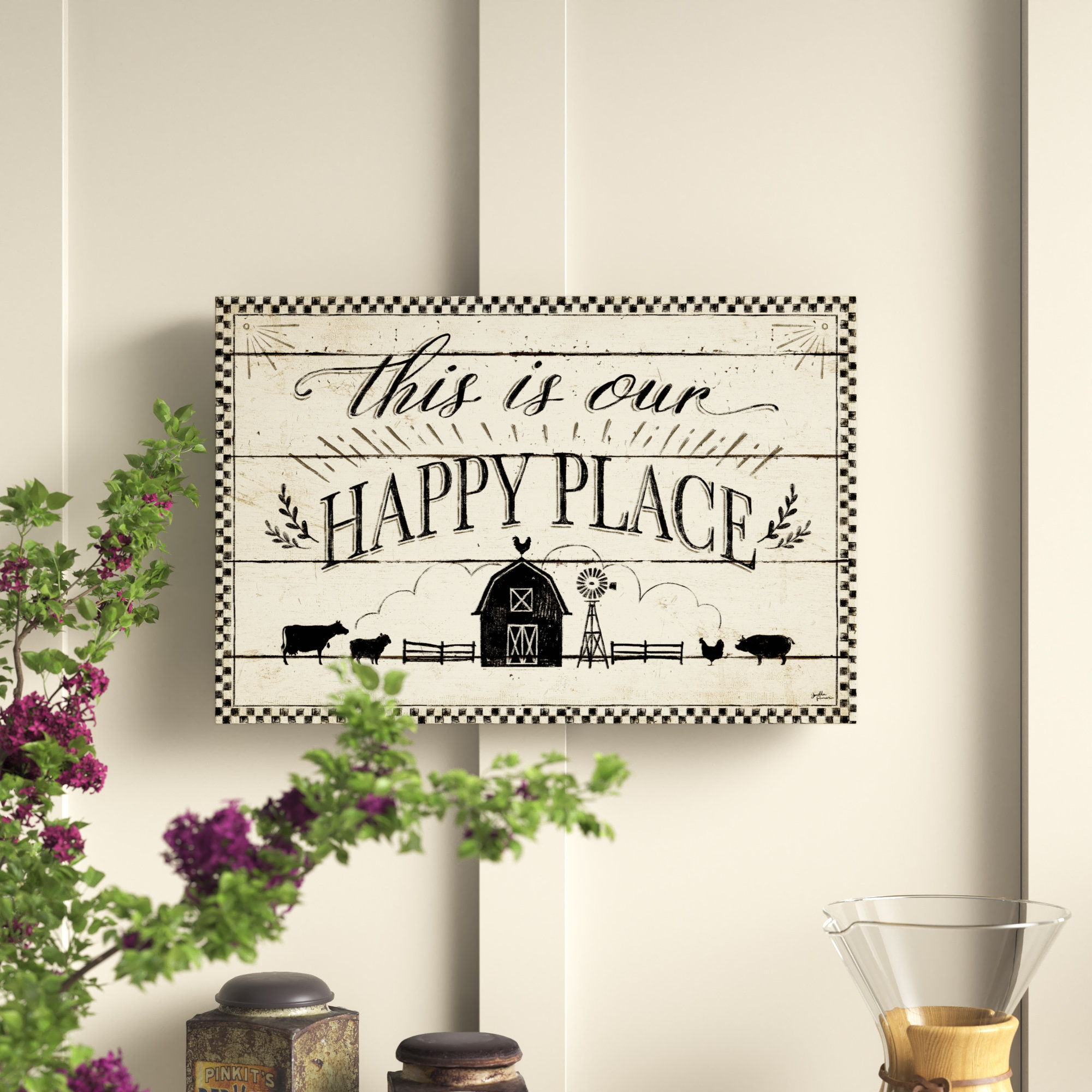 Gracie Oaks Country Thoughts I by Janelle Penner - Wrapped Canvas ...