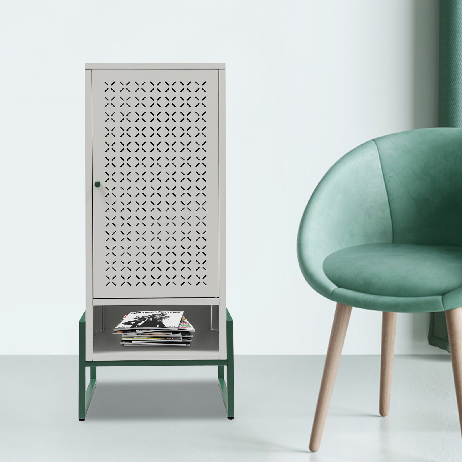 Wrought Studio Free Standing Multi-Use Storage Cabinet - Wayfair Canada