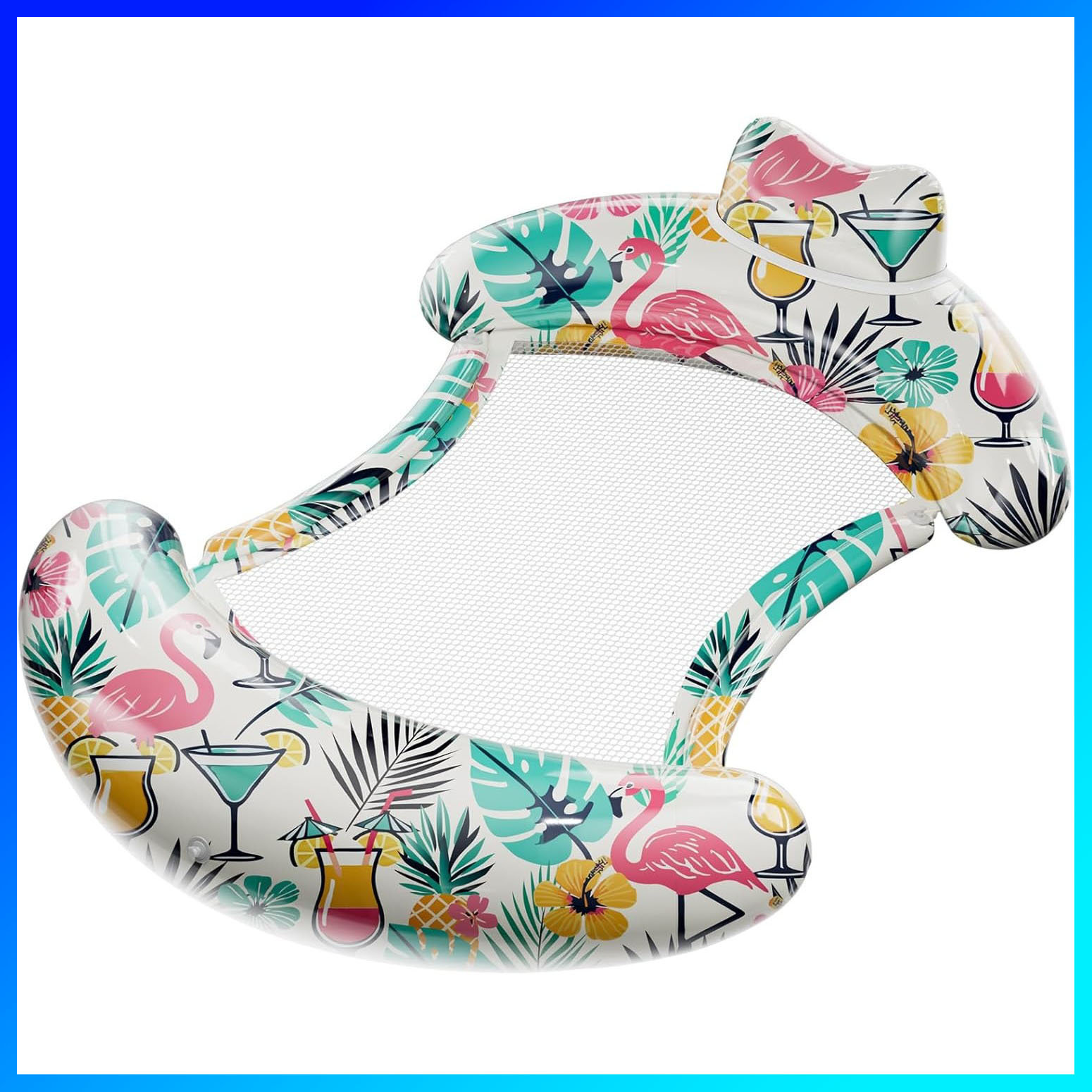 ABIXOL Inflatable Pool Lounger For Adults - Ultra-Comfortable Floating ...