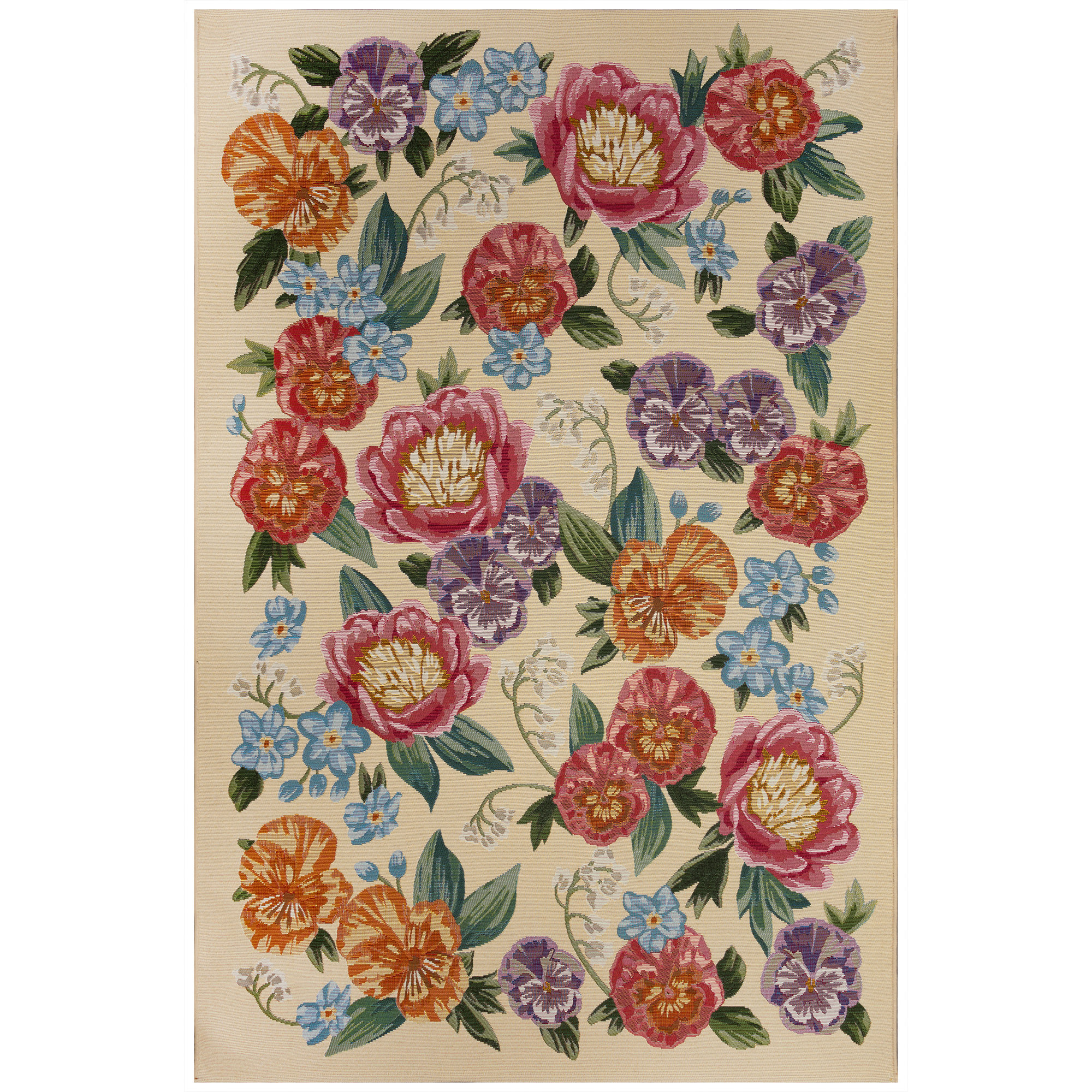 Winston Porter Kincaid Secret Garden Indoor/Outdoor Area Rug | Wayfair