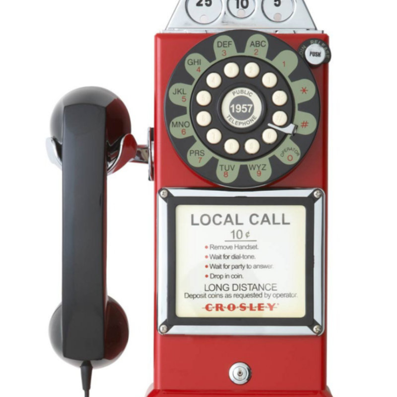 IFBECT 1950s Payphone with Push Button Technology | Wayfair