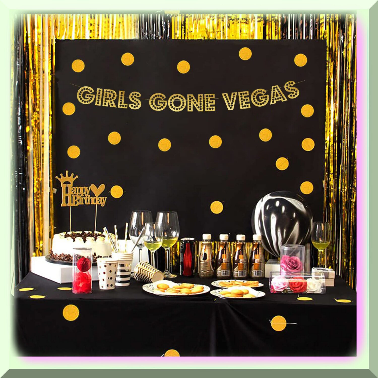 BRBCA Adultish 18th Birthday Banner Glitter | Wayfair