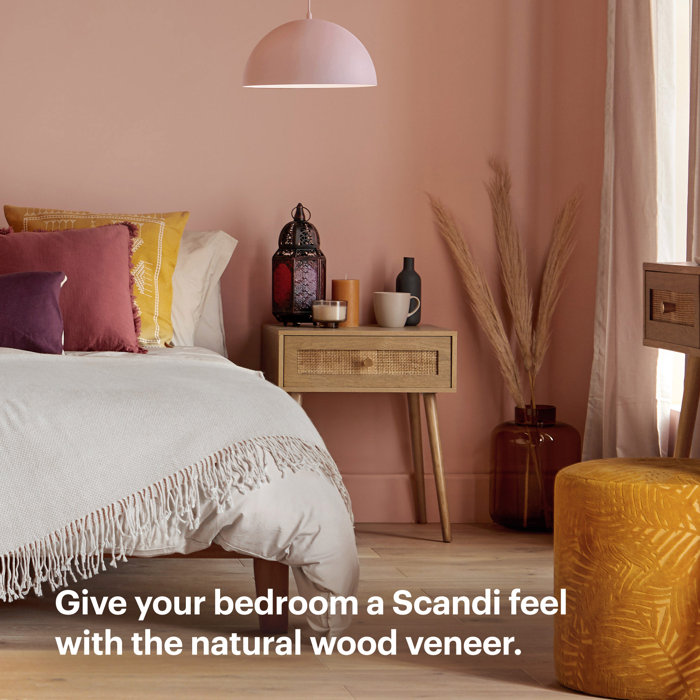 Bay Isle Home Morrie Solid + Manufactured Wood Bedside Table & Reviews ...