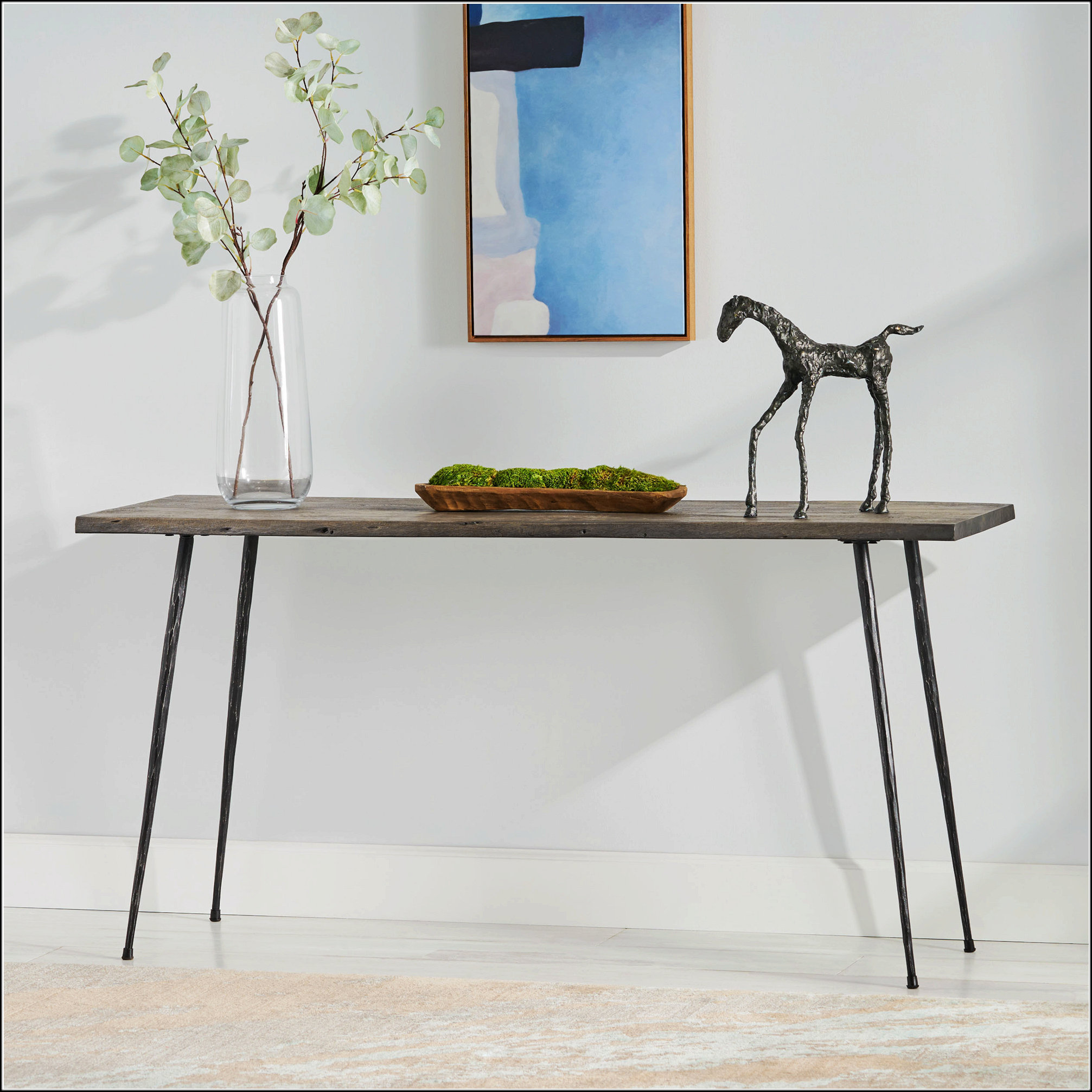 George Oliver MODERN INDUSTRIAL DESIGN CONSOLE TABLE | Wayfair